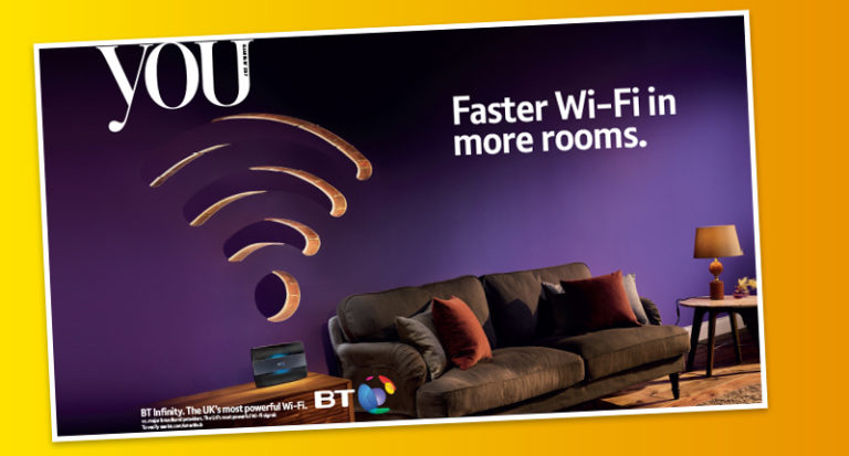 YOU Magazine breaks down walls with BT Infinity campaign - Mail Metro Media