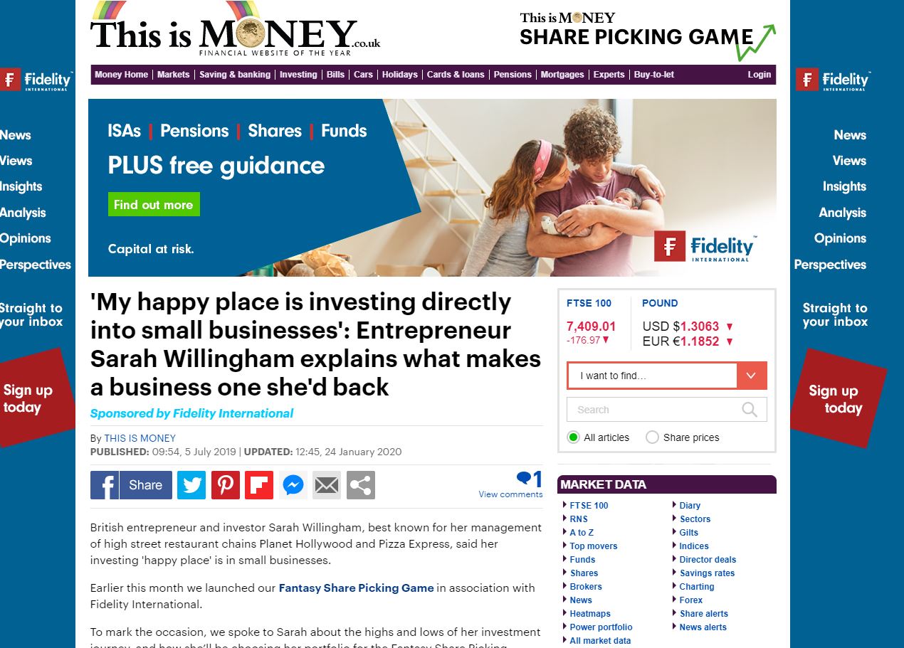 Fidelity International: This is Money Share-Picking Game - Mail Metro Media
