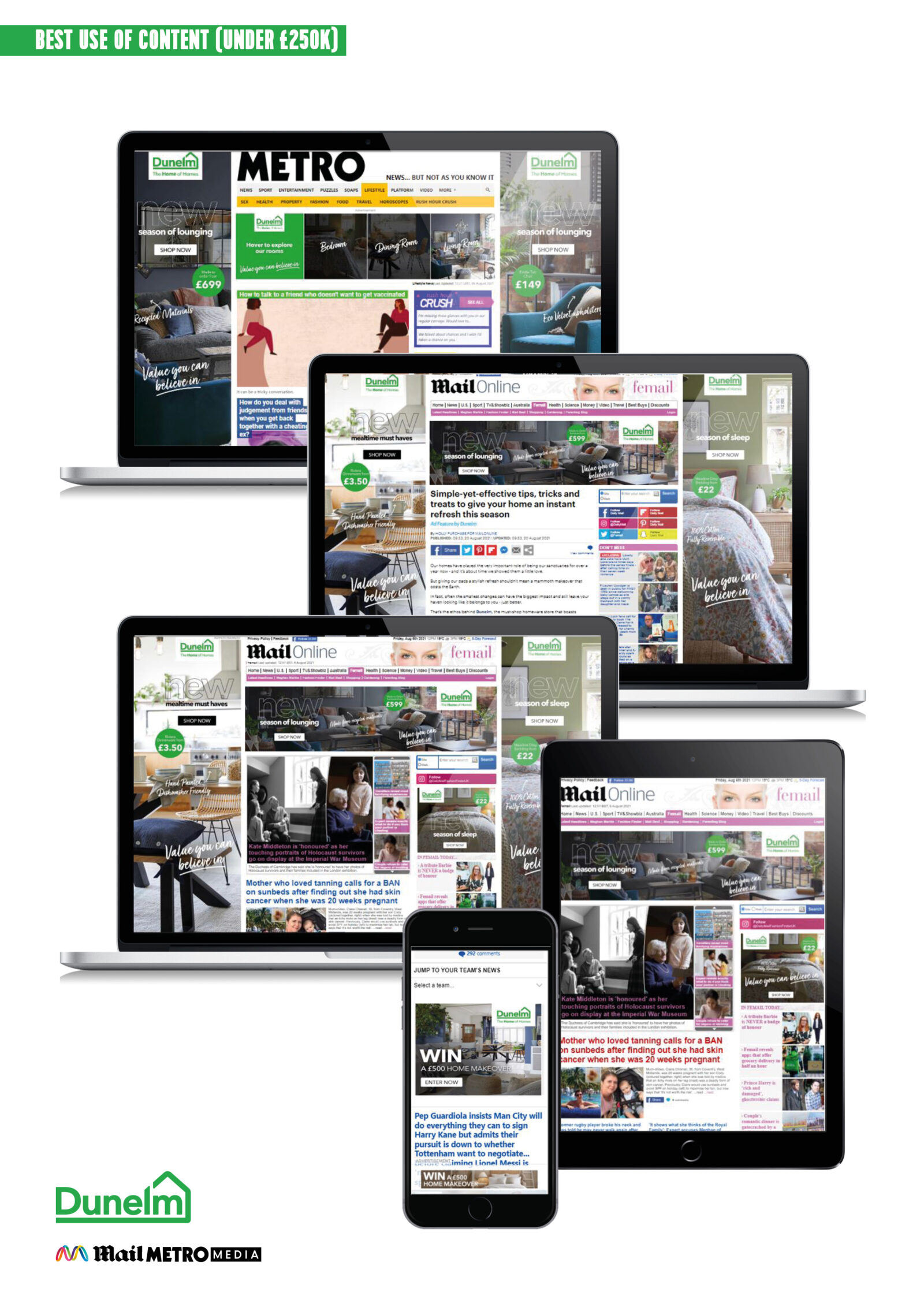 Dunelm - Make Your House a Home - Mail Metro Media
