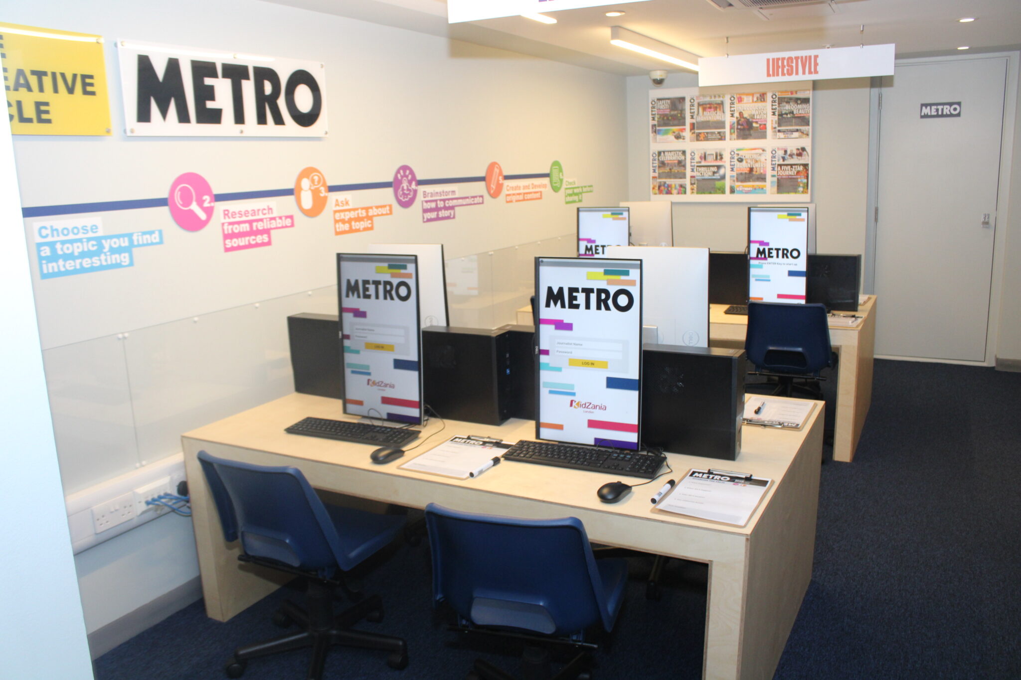 Metro unveils revamped newsroom at KidZania London! - Mail Metro Media