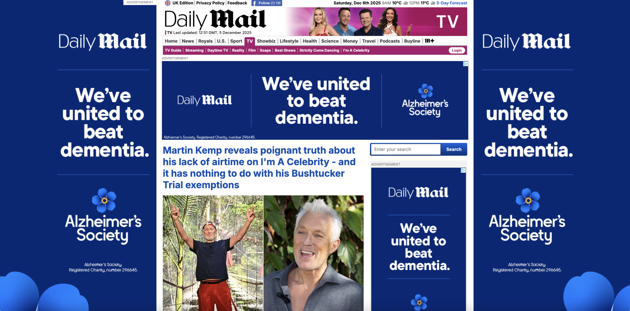 Daily Mail partners with Alzheimer's Society to defeat dementia - Mail ...