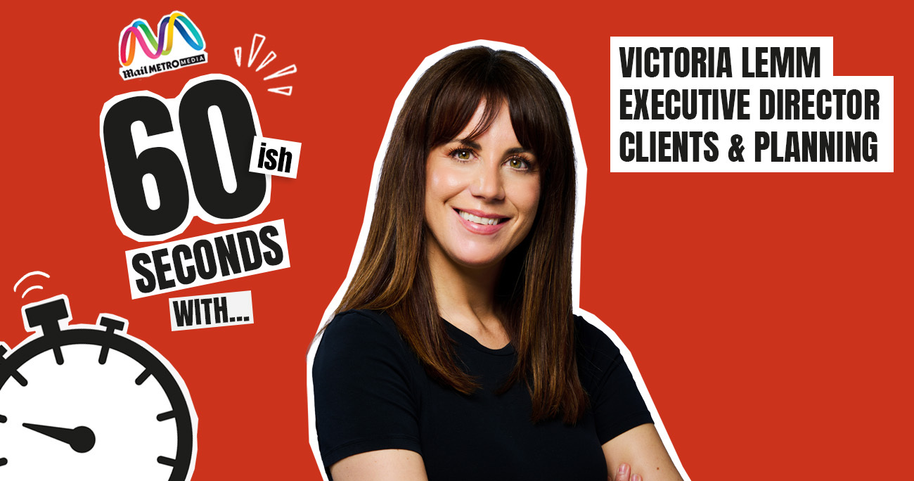 WATCH: 60(ish) Seconds with Victoria Lemm - Mail Metro Media
